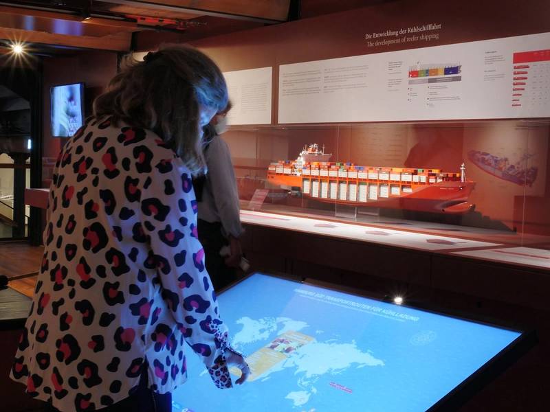 Reefer Shipping Exhibit Area Opens at Hamburg Maritime Museum