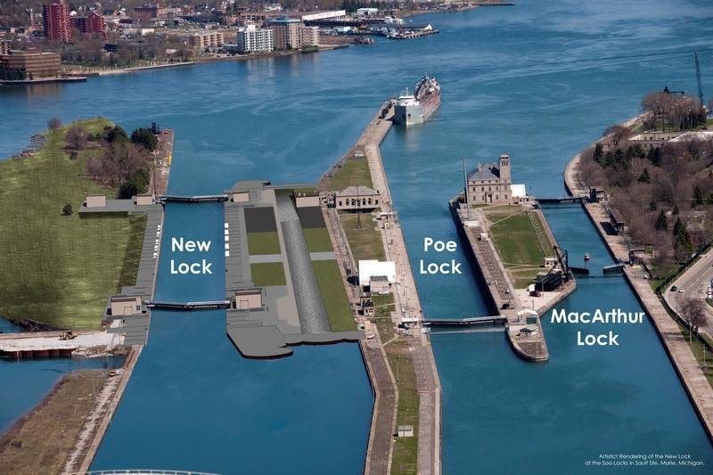 USACE Awards $1 Billion Contract for New Lock at the Soo Phase 3