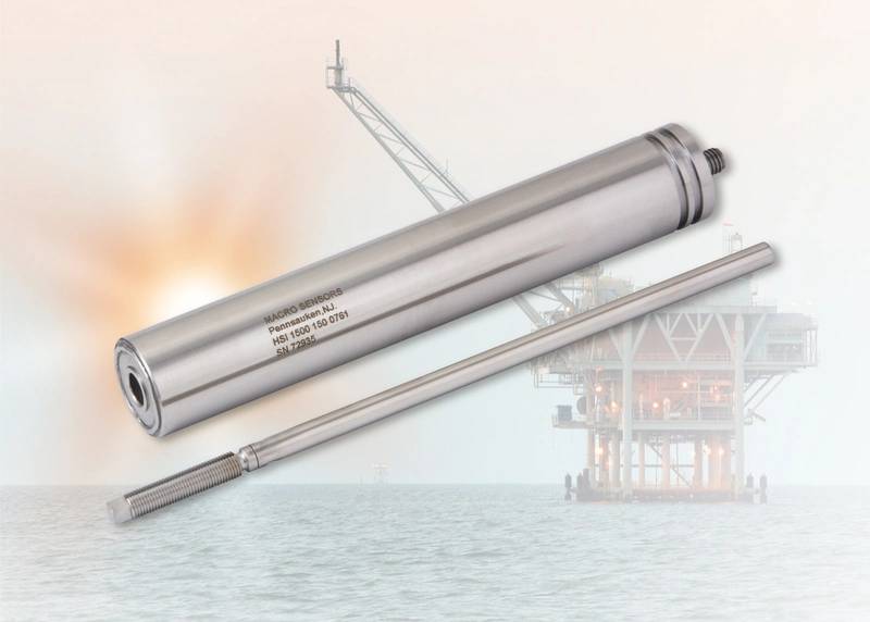 Macro Sensors Unveil Offshore LVDT Linear Position Sensors