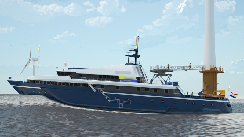 Megayacht Conversion to Offshore Personnel Floatel