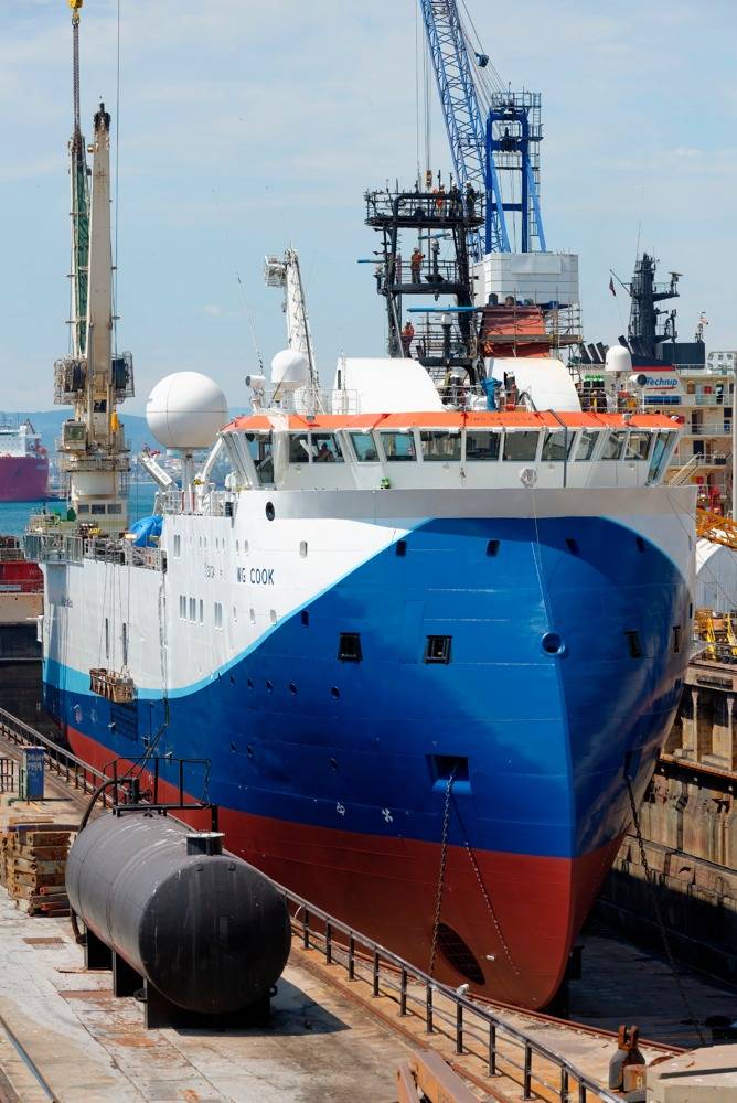 Gibraltar's Gibdock Refits 3D Seismic Ship