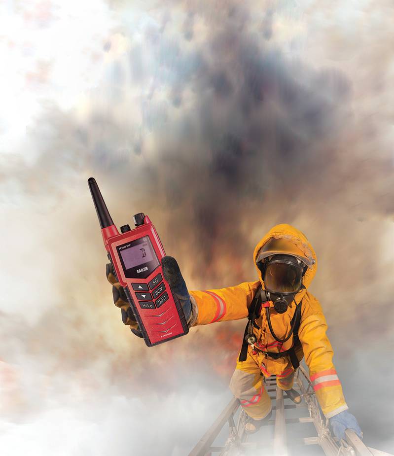 Cobham Unveils Portable Radio For Firefighting Duties