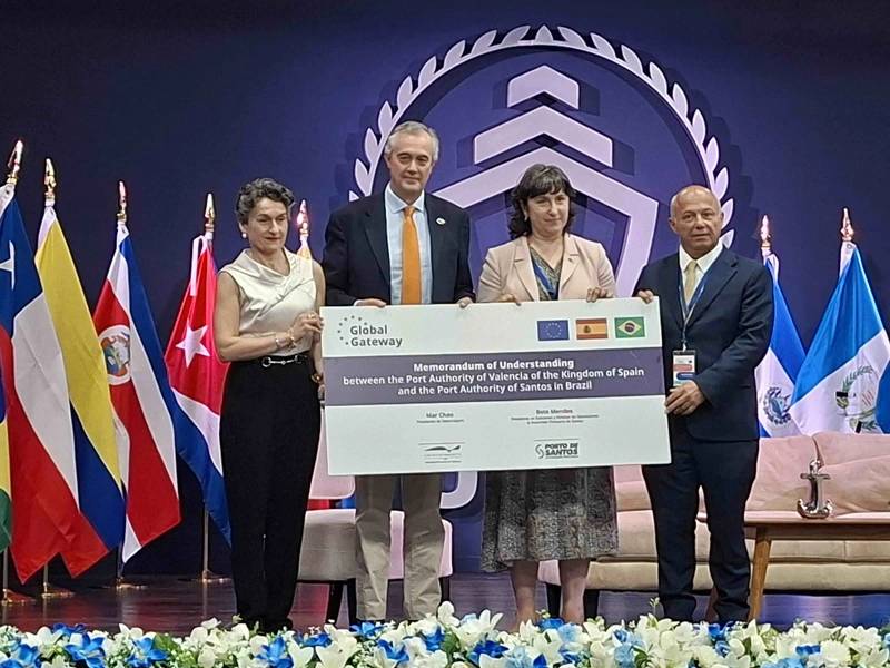 Valenciaport, Port of Santos Create a Green Corridor to Decarbonize ...