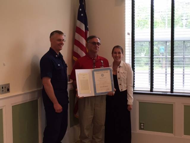 USCG Honors Fisherman for Heroism