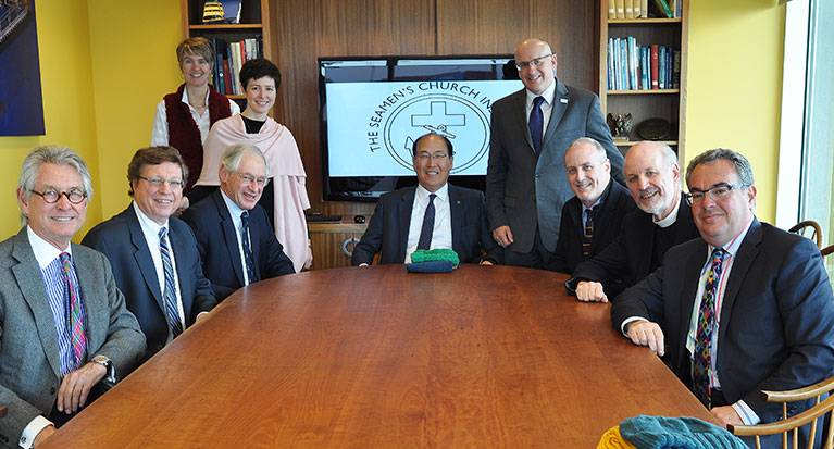 IMO Sec-Gen Visits SCI’s Port Newark Center