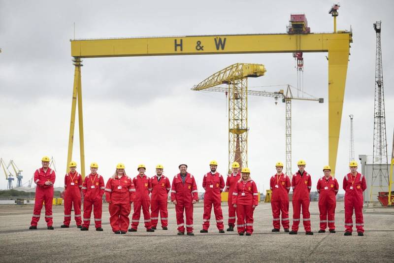 Harland & Wolff (Belfast) Welcomes New Apprentices Harland & Wolff (Belfast) Welcomes New Apprentices