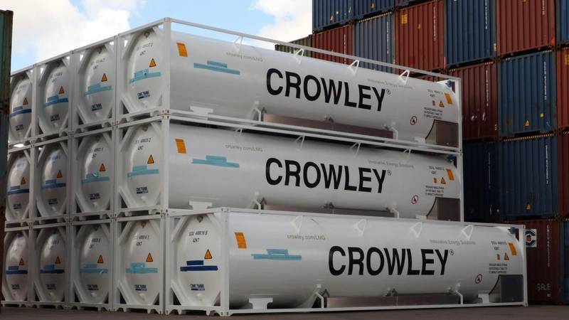 Crowley Adds 40 ISO Tanks