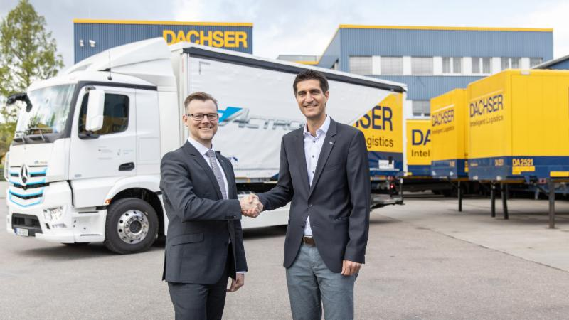 Dachser Launches Testing with Mercedes eActros