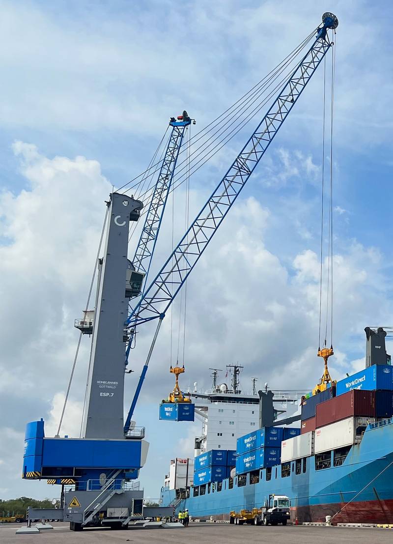 Port in Bahamas Orders Konecranes Mobile Harbor Crane