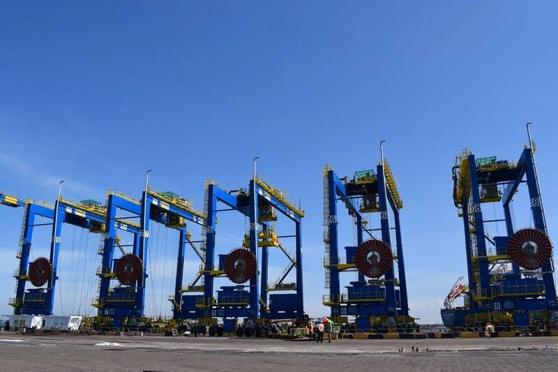Krishnapatnam Port Commissions New Cranes