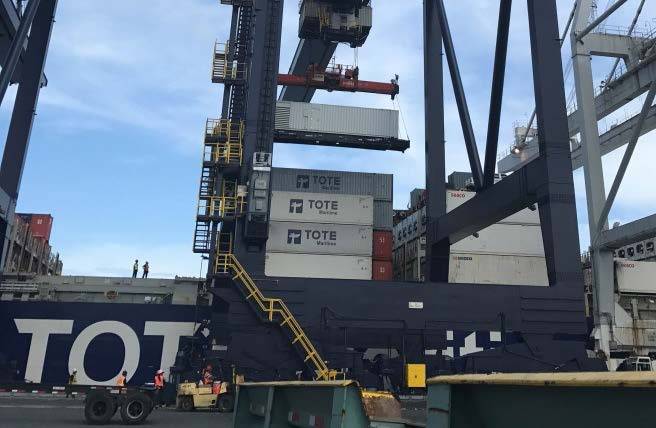 TOTE Says San Juan Productivity Improving