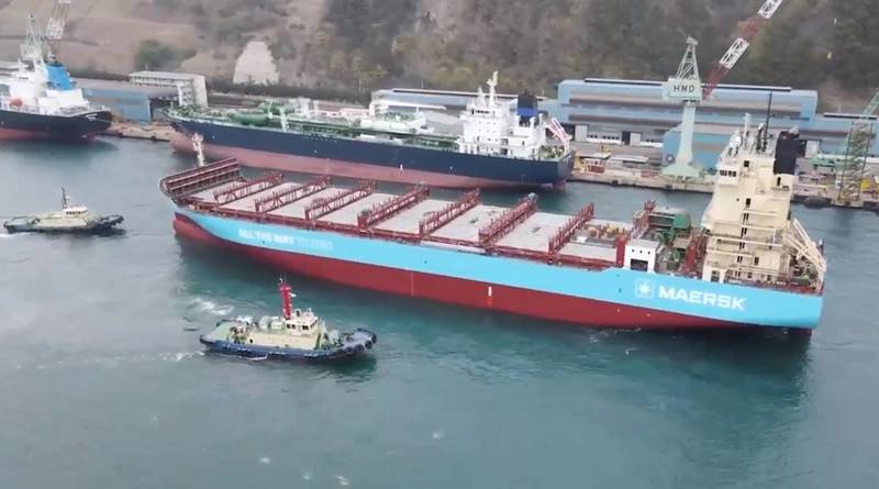 World’s First Methanol-Fueled Containership Launched