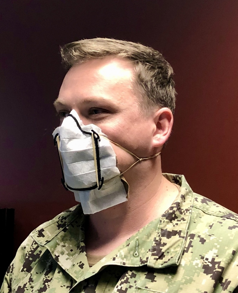 NAVFAC EXWC Prints Masks to Aid Pandemic