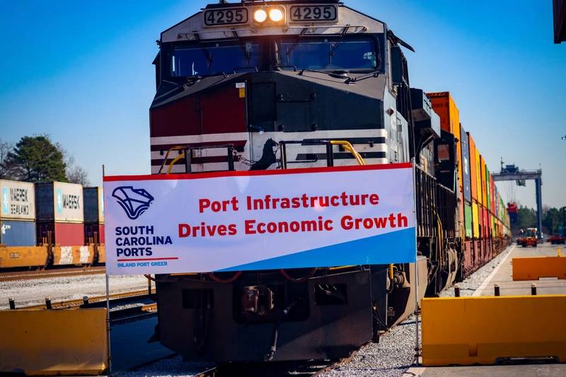 Rail Expansion Completed at SC Ports' Inland Port Greer