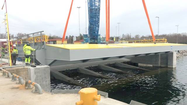 New Ramp Installed at Port of Kapellskär