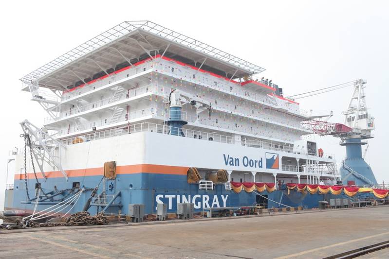 Pipe-laying Vessel for Van Oord Named in China Shipyard