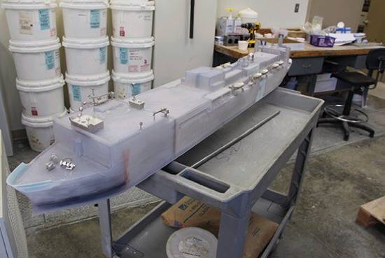 First 3-D Printer Ship Model