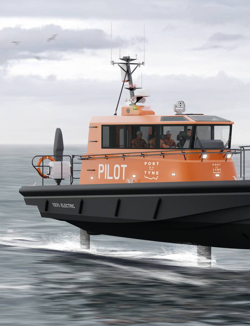 Port of Tyne, Artemis Launch Fully Electric Foiling Pilot Boat