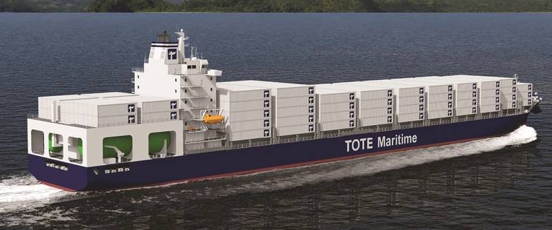 Construction Begins on First LNG Containership
