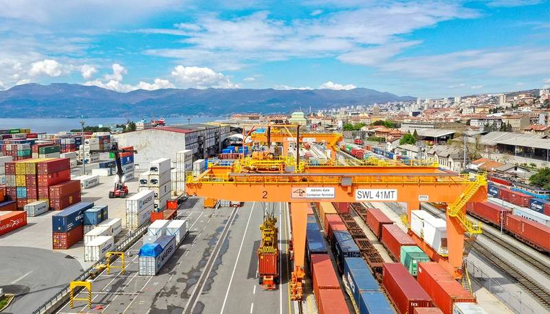 Adriatic Gate Container Terminal Curbs Crane Noise Pollution