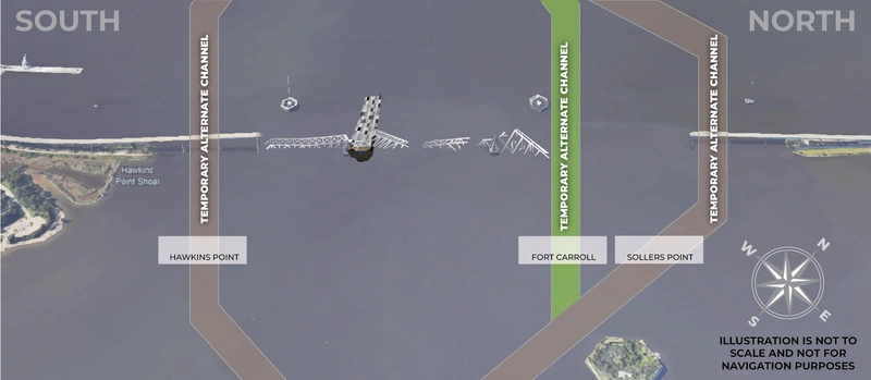 Third Temporary Channel Opened in Baltimore