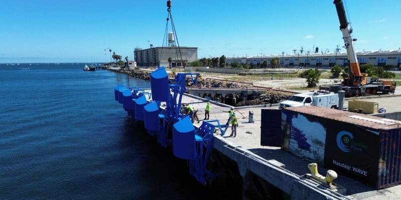 Wave Power System Installed at the Port of Los Angeles