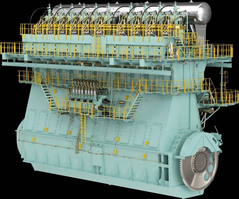 WinGD Unveils High-Pressure Dual-Fuel LNG Engine